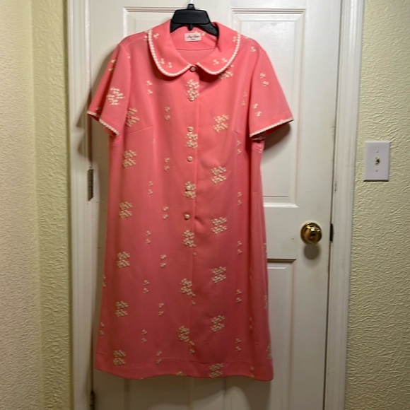 Amy Adams | Dresses | Amy Adams Vintage Pink Knitted Dress | Poshmark